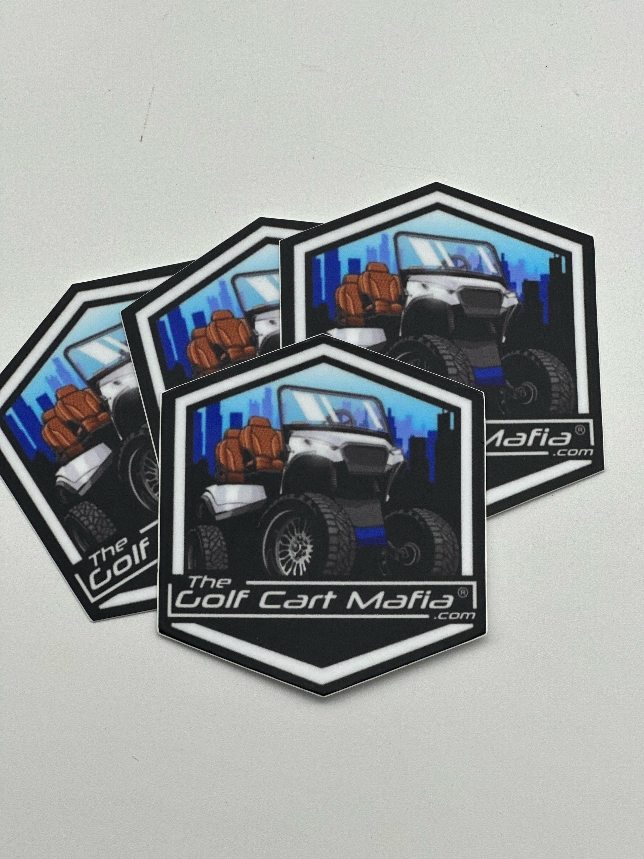 The Golf Cart Mafia® Capone Sticker! | The Golf Cart Mafia