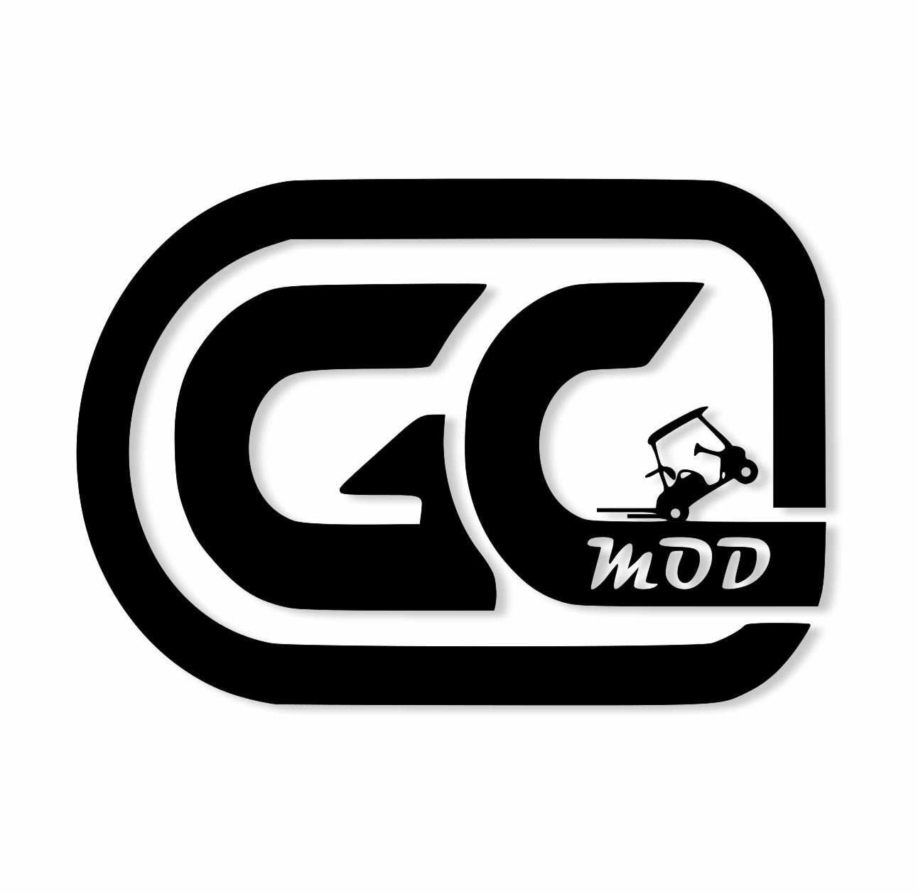 Golf Carts Modified Logo - 6 x 4 | The Golf Cart Mafia