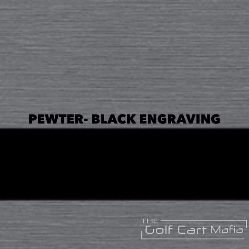 Laser Engraved Steering Wheel Emblems | The Golf Cart Mafia