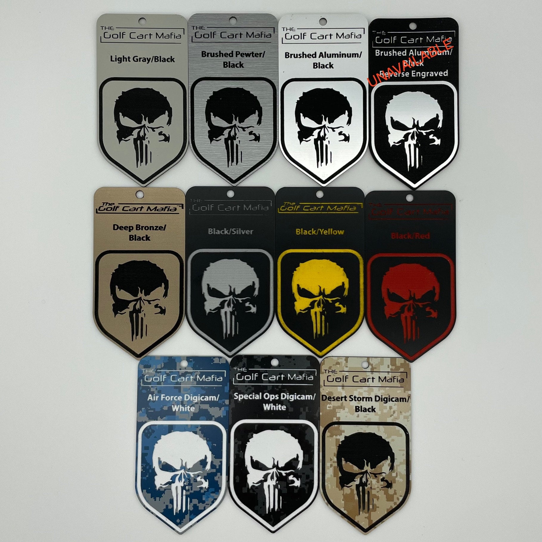 Laser Engraved Steering Wheel Emblems | The Golf Cart Mafia